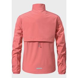 Sch&ouml;ffel SCH&Ouml;FFEL Damen Outdoorjacke "Jacket Graz L", rosa, Gr. 44, Oberstoff : 90% Polyester 10% Elasthan (Coating: Polyurethan), Jacken