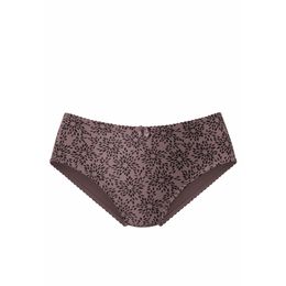 Damen Slip, NUANCE BY LASCANA, Gr. 44, schwarz, Obermaterial: 95% Baumwolle, 5% Elasthan, Unterhosen, hoch geschnittener Slip, aus Baumwolle, als