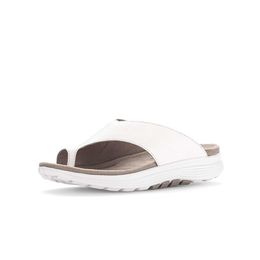 Gabor Damen Zehentrenner "Zehentrenner", Gr. 42,5wei&szlig;, Schuhe