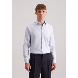Seidensticker Herren Businesshemd "Schwarze Rose", blau, Gr. 36, unifarben, 100% Baumwolle, Hemden, X-Slim 1/1 Kentkragen Uni