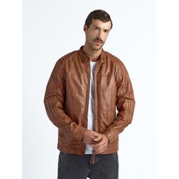 Maze Herren Lederjacke "71Jack", braun, Gr. XXXL, Obermaterial: 100% Lammleder. Futter: 100% Baumwolle. &Auml;rmelfutter: 100% Polyester, Jacken