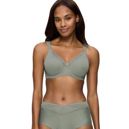 Triumph Damen Minimizer-BH "True Shape Sensation", Gr. 75, grau, Jersey, Obermaterial: 72% Polyamid, 28% Elasthan, BHs, verkleinert die Brust optisch