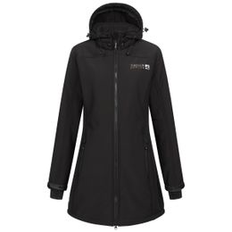 DEPROC Active Damen Softshellmantel "KEELE PEAK II WOMEN", schwarz, Gr. 40, 96% Polyester; 4% Elasthan, M&auml;ntel, auch in Gro&szlig;en Gr&ouml;&szlig;en erh&auml;ltlich