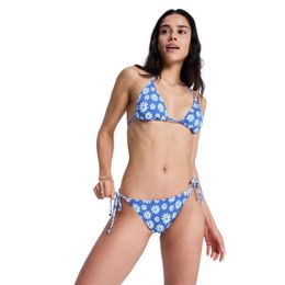 Roxy Damen Bikini-Hose "Printed Essentials TS Classic", blau, Gr. XXL, Obermaterial: 85% Polyester, 15% Elasthan., Badehosen