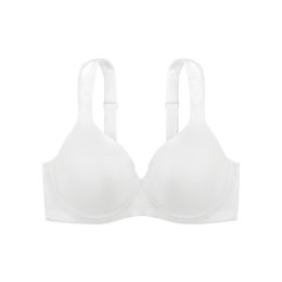 Dorina Damen B&uuml;gel-BH "Rachel", Gr. 85, wei&szlig;, Obermaterial: 72% Polyamid, 28% Elasthan, unifarben, BHs, mit Schale, nahtlos vorgeformte Cups,