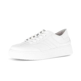Gabor Damen Sneaker "Sneaker low", Gr. 36wei&szlig;, Schuhe