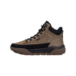 Rieker Herren Schn&uuml;rstiefelette "Rieker Stiefelette Lederimitat", Gr. 45, braun, Lederimitat, Schuhe