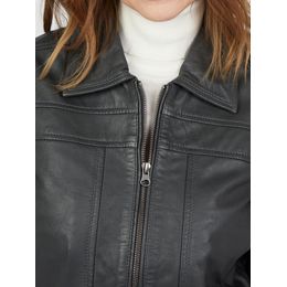 JCC Damen Blouson "2999101-2", grau, Gr. XXXL, Obermaterial: 100% Leder; Futter: 100% Polyester, Jacken