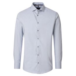 Venti Herren Businesshemd "Venti Businesshemd Langarm uni", blau, Gr. 38, unifarben, 100% Baumwolle, Hemden