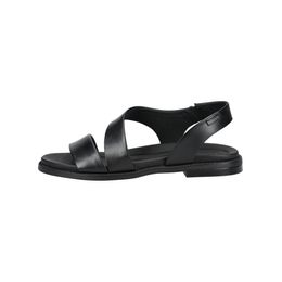 Pikolinos Damen Riemchensandale "Pikolinos Sandalen Leder", Gr. 39, schwarz, Leder, Schuhe