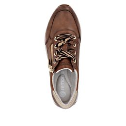Remonte Damen Keilsneaker, Gr. 40, bunt, Leder, Lederimitat, used, Schuhe, Schn&uuml;rschuh, Halbschuh, Freizeitschuh mit seitlichem Rei&szlig;verschluss