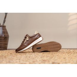 Remonte Damen Keilsneaker, Gr. 45, bunt, Leder, Lederimitat, used, Schuhe, Schn&uuml;rschuh, Halbschuh, Freizeitschuh mit seitlichem Rei&szlig;verschluss