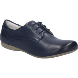 Josef Seibel Damen Schn&uuml;rschuh "Fiona 84, ocean", Gr. 38, blau, Obermaterial: 100% Rindsleder Leather cow., Schuhe