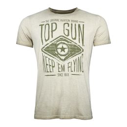 Top Gun Herren T-Shirt "Growl TG20191042", gr&uuml;n, Gr. S, Obermaterial: 100% Baumwolle, Shirts