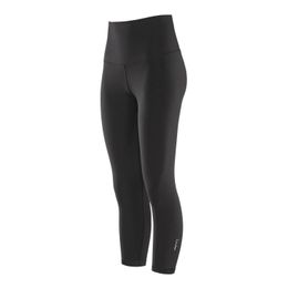 WINSHAPE Damen Leggings "7/8-Tights HWL317C", schwarz, Gr. XXL, 85% Polyester, 15% Elasthan, Hosen, mit V-Shape Applikation und Core-Bund