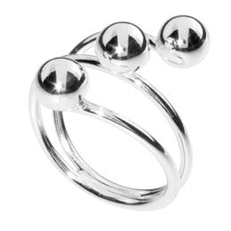 OSTSEE-SCHMUCK Damen Fingerring "- Livs - Silber 925/000 -", 58, Silber 925 (Sterlingsilber), silber, Silber 925 (Sterlingsilber), Fingerringe