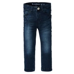 STACCATO M&auml;dchen Slim-fit-Jeans "EMMA", blau, Basic, Gr. 98, Crinkleoptik, unifarben, Oberstoff: 70% Baumwolle, 28% Polyester, 2% Elasthan., Jeans,