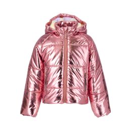 ZIGZAG Jungen Steppjacke "Fantasy", rosa, Gr. 98, unifarben, 100% Polyester, Jacken, im stylischen Metallic-Look