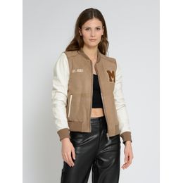 Mustang Damen Blouson "31022104", braun, Gr. S, Obermaterial: 100% Lammleder. Futter: 90% Baumwolle, 10% Polyester. &Auml;rmelfutter: 100% Polyester.