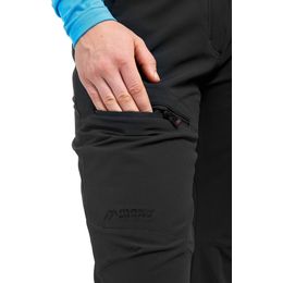 Maier Sports Damen Outdoorhose "DA-HOSE EL. HELGA"schwarz, Gr. 28, Obermaterial: 91% Polyester, 9% Elasthan, Hosen