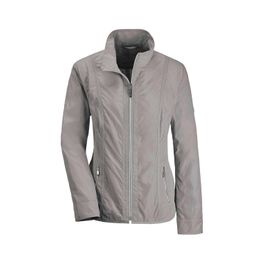 Blouson GOLDNER "Kurzgr&ouml;&szlig;e Sportive &Uuml;bergangsjacke mit Stehkragen", Damen, Gr. 22, beige (mondstein), Obermaterial: 100% Polyester PES., normal, Sonstiges, Jacken Blouson, Ohne