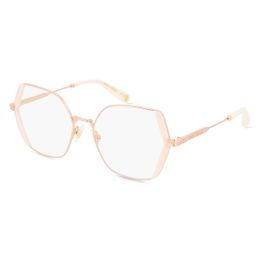 Marc Jacobs MJ 1068 Brille Damen | Fassung: Vollrand, Butterfly, Gold Wei&szlig;
