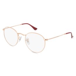 Ray-Ban RX3447V Brille Unisex | Fassung: Vollrand, Rund, Gold
