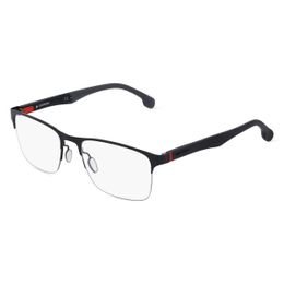 Carrera 8830/V Brille Herren | Fassung: Halbrand, Quadratisch, Schwarz Matt