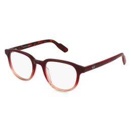 MINI EYEWEAR 743028 Brille Unisex | Fassung: Vollrand, Panto, Rot Rose