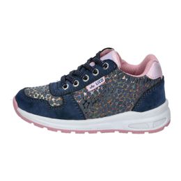 Lico M&auml;dchen Sneaker "Freizeitschuh Lea", Gr. 32, blau, Leder, Schuhe