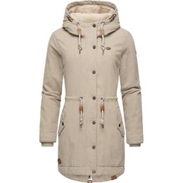 Ragwear Damen Winterjacke "Canny Corduroy", beige, Gr. XXXL, Oberstoff: 100% Baumwolle; Futter: 100% Polyester; Wattierung: 100% Polyester, Jacken,
