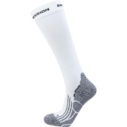 Endurance Herren Socken "Boston", Gr. 35wei&szlig;, grau, 49% Nylon, 26% Elasthan, 25% Polyester, mehrfarbig, Socken, mit starker Kompression