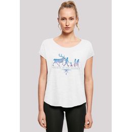 F4NT4STIC Damen T-Shirt "Frozen 2 Believe In The Journey'", wei&szlig;, Gr. S, Obermaterial: 100% Baumwolle, Shirts, Print