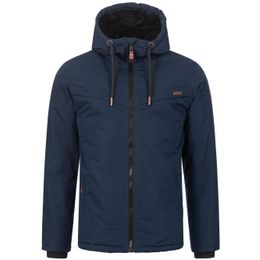 Herren Winterjacke "ASLighty", blau, Gr. L, Alessandro Salvarini, Obermaterial: 100% Polyester, Jacken, innen komplett mit warmem Teddyfell