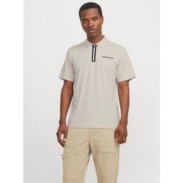 Jack & Jones JACK & JONES Herren Poloshirt "JCOFUSION PIQUE POLO SS SN", gelb, Gr. XS, unifarben, Jersey, Obermaterial: 52% Baumwolle, 44% Polyester, 4% Elasthan,