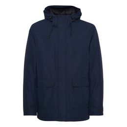 North Bend Herren Langmantel "Parka NBMalik M W-PRO 10.000 mit wasserdichter Beschichtung", blau, Gr. L, Obermaterial: 100% Polyester PES., Jacken