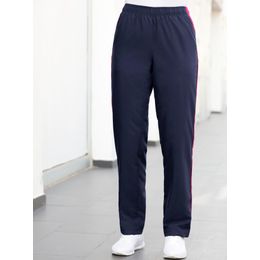Trainingshose Catamaran, Damen, Gr. 20, Kurzgr&ouml;&szlig;en, blau (marine, pink), 100% Polyester, gemustert, mehrfarbig, unifarben, lang, Hosen Trainingshose