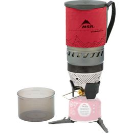 Msr WindBurner Personal Stove System Outdoor-Kochsystem mit Windschutz 1 Liter rot, Gaskocher - Kartuschenkocher