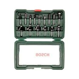 Bosch Wolfram-Carbide-Fr&auml;ser-Set, 15-teilig 1/4" Schaft