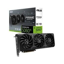 ASUS GeForce RTX 5060 Ti PRIME OC 8GB, Grafikkarte DLSS 4, 3x DisplayPort, 1x HDMI 2.1