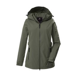 G.I.G.A. by Killtec Funktionsjacke "GS 114 WMN JCKT", Damen, Gr. 40, olivgr&uuml;n, Oberseite: 100% Polyester;R&uuml;ckseite: 100% Polyester;Futter: 100% Polyester;Futter 2:, G.I.G.A. DX BY KILLTEC, Jacken Funktionsjacke, Atmungsaktiv, winddicht, wasserabweisend, Teflon EcoElite&trade;
