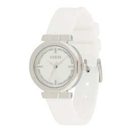 Guess Uhr 'MINI RUMOUR' Damen Gr&ouml;&szlig;e One Size silber / wei&szlig;