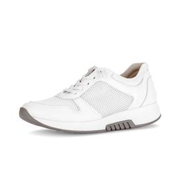 Sneaker Gabor "Sneaker low", Damen, Gr. 35,5, wei&szlig;, Schuhe Sneaker