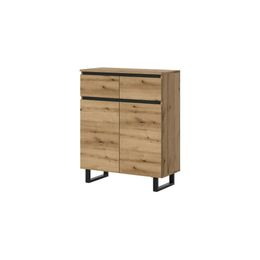 M&ouml;bel Kraft Highboard holzfarben Ma&szlig;e (cm): B: 80 H: 99 &raquo; M&ouml;bel Kraft