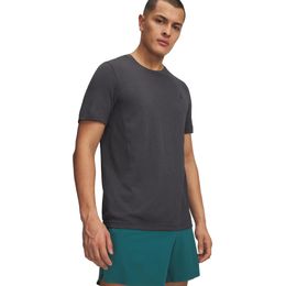 Trainingsshirt Under Armour "VANISH SEAMLESS SS", Herren, Gr. XXL, castlerock,, schwarz, Obermaterial: 53% Nylon, 47% Polyester, Shirts, mit 4-Wege-Stretch, atmungsaktive Mesh-Eins&auml;tze, schwei&szlig;ableitend