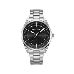 Police Analog Watch ' Grille ' male Silver size One Size