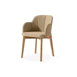 KONSIMO Polsterstuhl beige Ma&szlig;e (cm): B: 54,5 H: 80 &raquo; M&ouml;bel Kraft