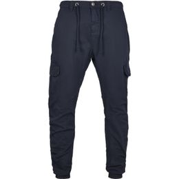 Urban Classics Herren Cargohose "Urban Classics Herren Cargo Jogging Pants"navy, Gr. XXL, unifarben, 100% Baumwolle, Hosen