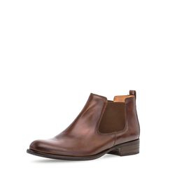Chelseaboots Gabor "Chelsea Boot", Damen, Gr. 35,5, braun, Schuhe Chelseaboots