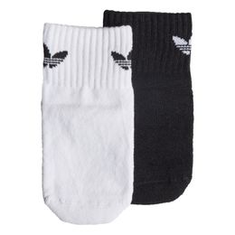 adidas originals Socken 'Anti-Slip 2 Pairs Kids' M&auml;dchen Gr&ouml;&szlig;e 28/30 schwarz / wei&szlig;